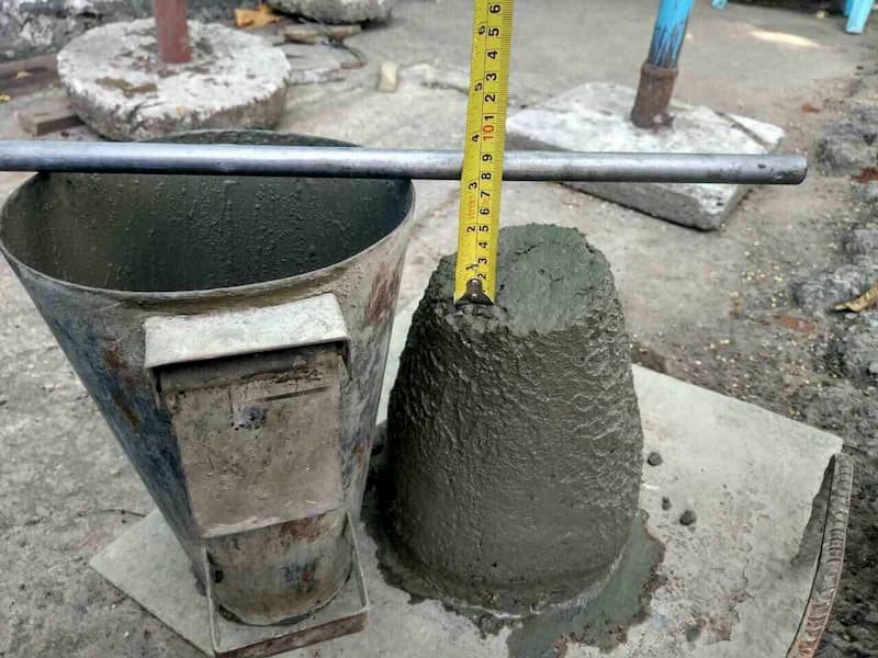 O que é Slump do concreto e como fazer o teste? - Escola Engenharia